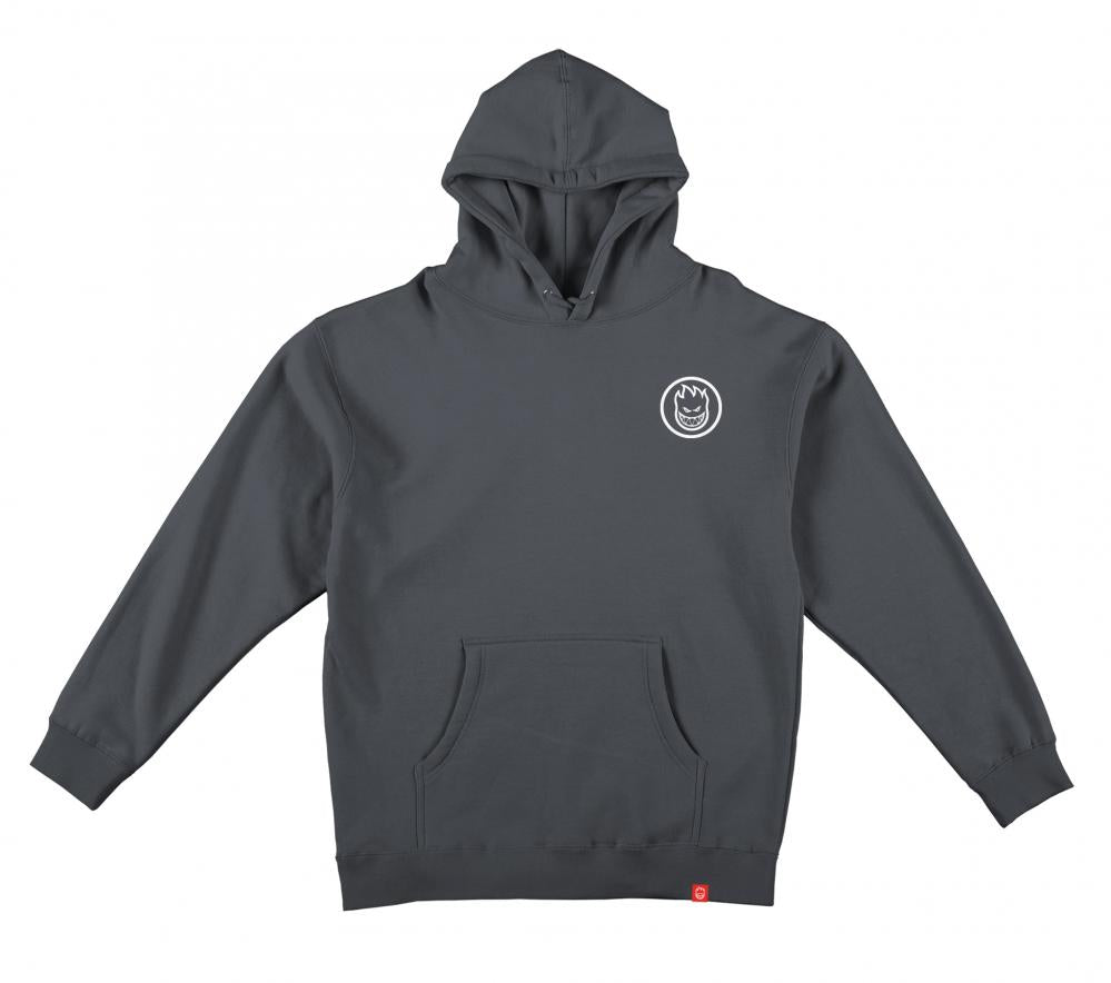 Spitfire - Classic Swirl Hoody (Charcoal/White) (skatewear) – Scuff Wheels
